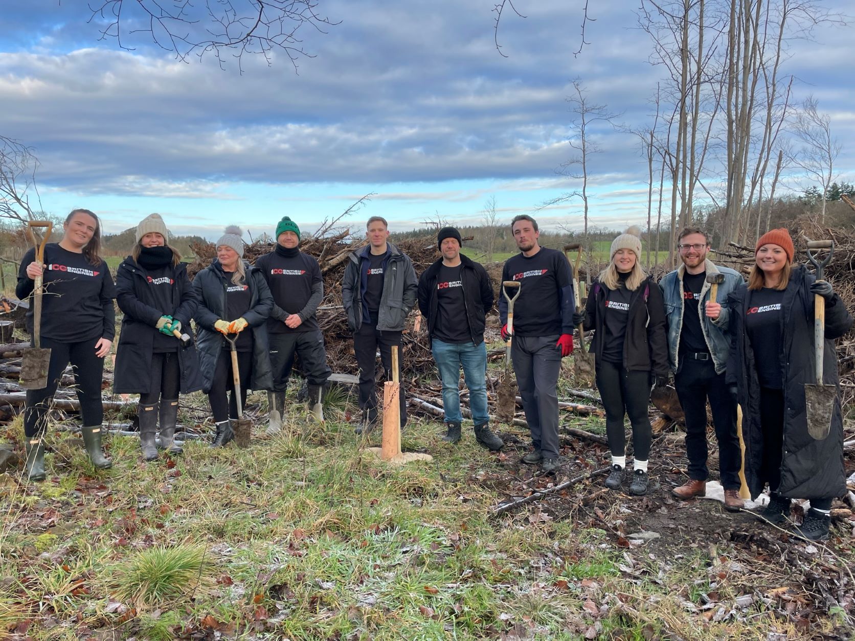 British Engines Plants 100 Trees To Commemorate 100 Years - British Engines